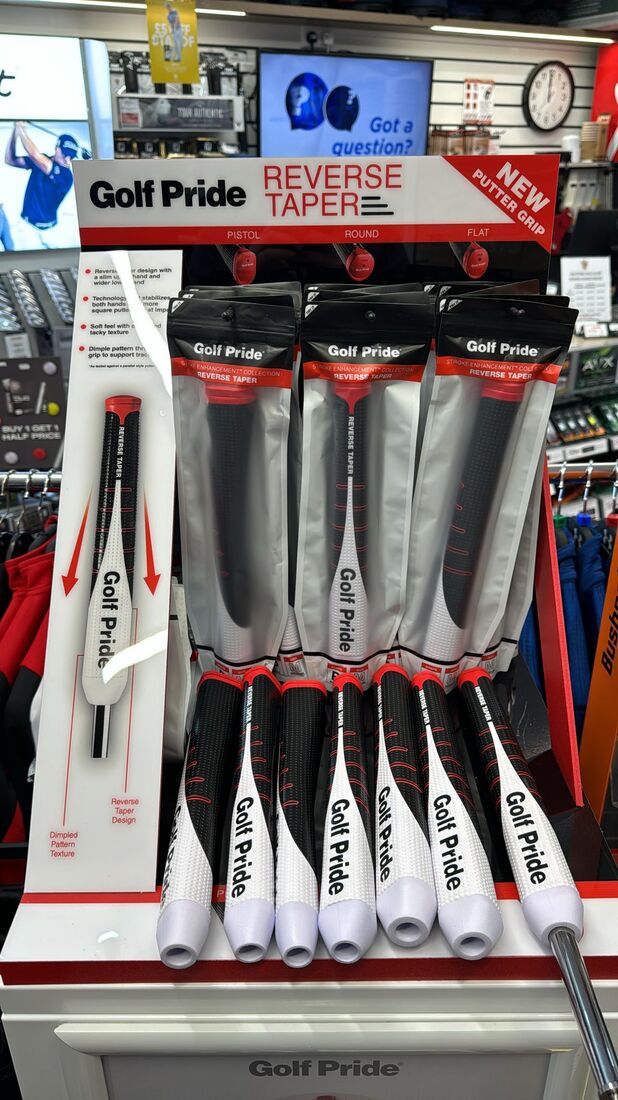 Golf Pride reverse taper grip | Chris Coles - PGA Professional ...